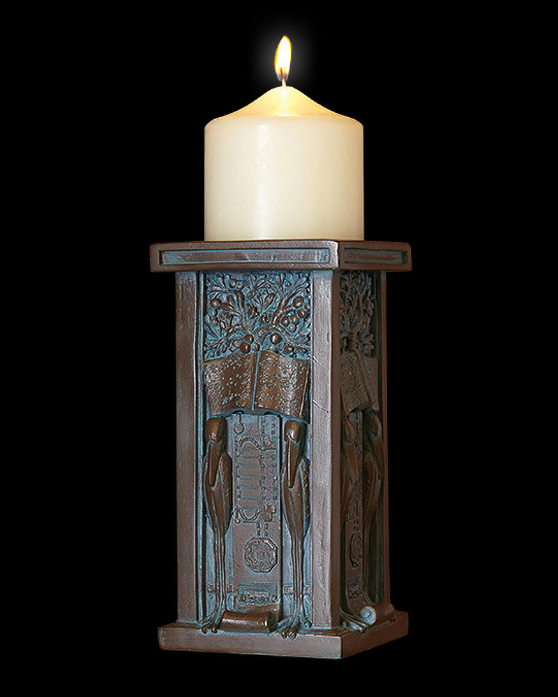 Frank Lloyd Wright Stork Panel Candleholder | ArchitectGiftsPlus